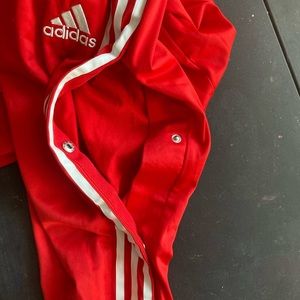 Neiman Marcus | Pants & Jumpsuits | Adidas Basketball Rip Off Red With ...